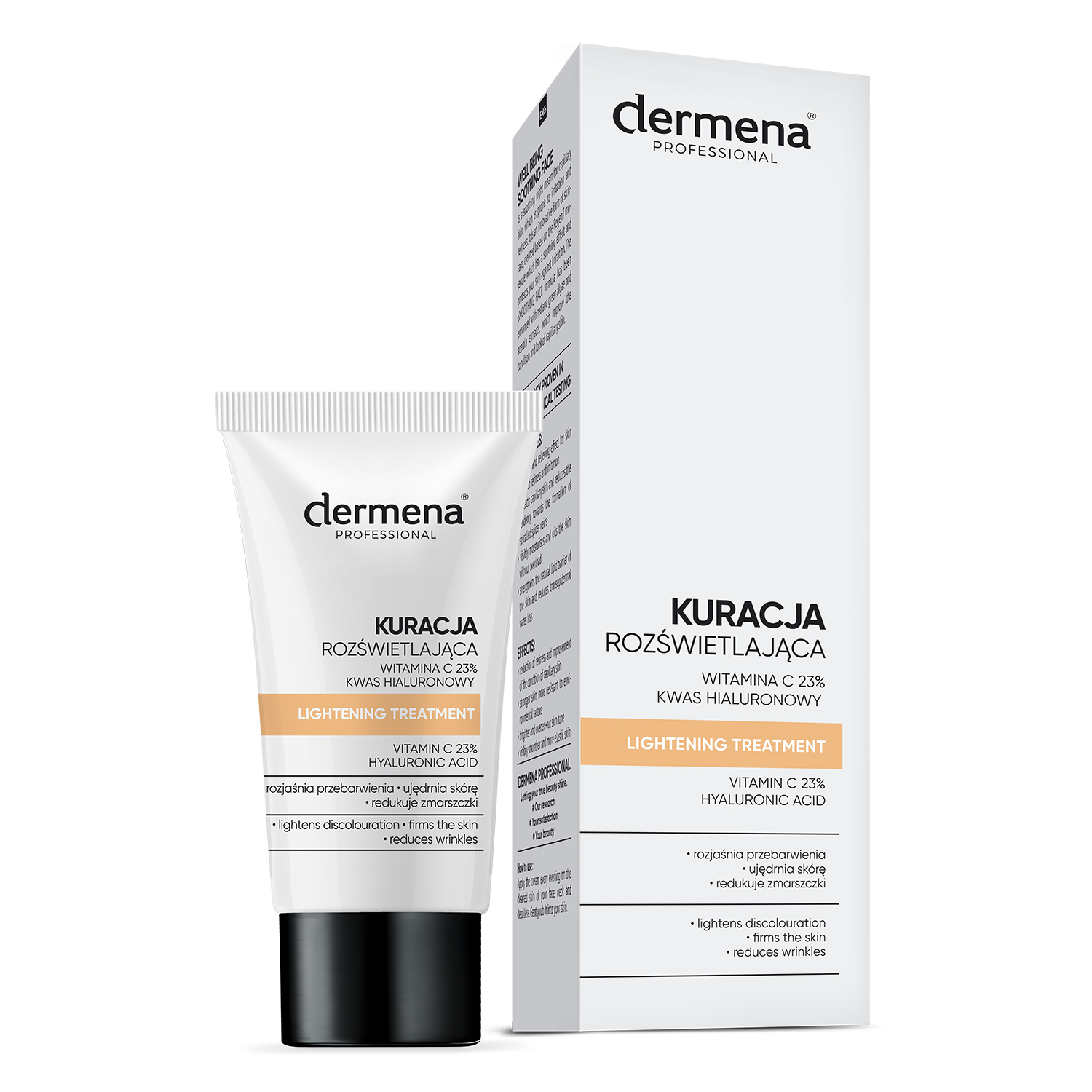 dermena® PROFESSIONAL brightening treatment with vitamin C 23% and ...
